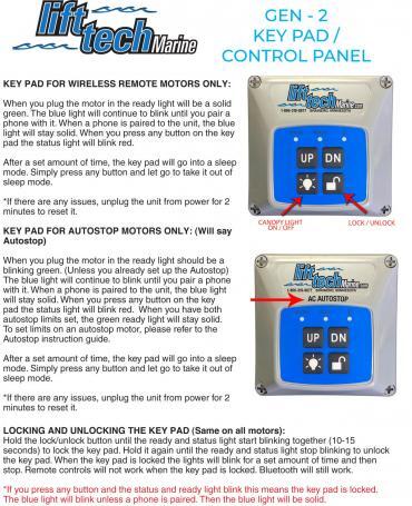 keypad-control-panel - Lift Tech Marine